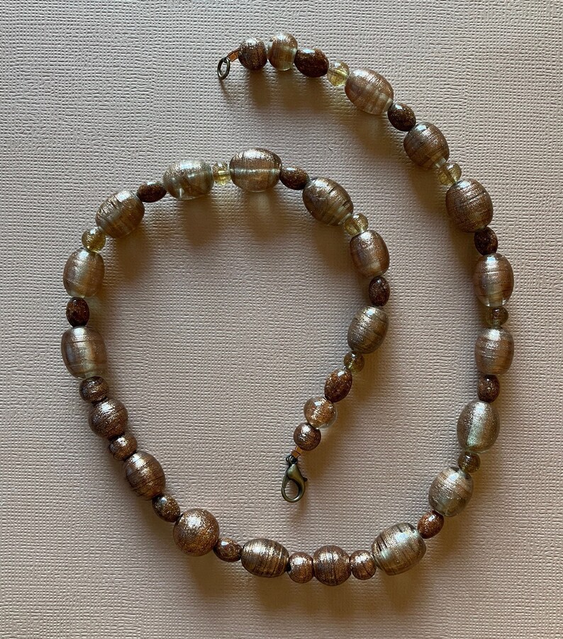 Aventurine Bead Necklace. Some Beads Are 1920's and Some Are Later. - Etsy