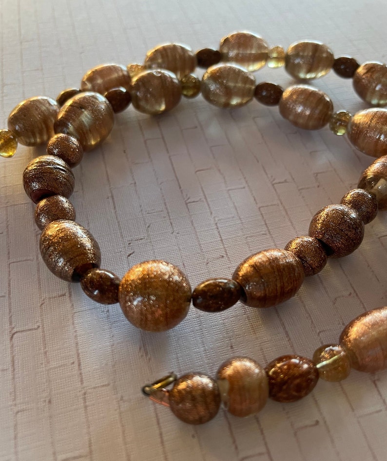 Aventurine Bead Necklace. Some Beads Are 1920's and Some Are Later. - Etsy