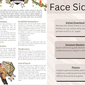 Rogue Cheat Sheet | Rogue Quick Reference Guide | Dnd Cheat Sheet | 14 ...