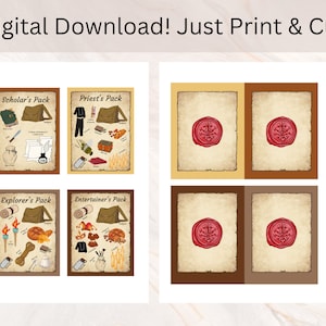 DND EQUIPMENT PACK | Dnd Starter Pack | Campaign Helper | Digital ...