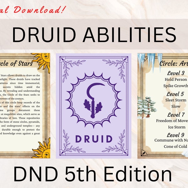 Dnd Action Cards - Etsy