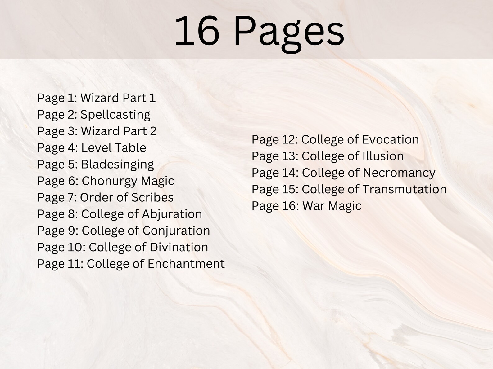 Wizard Cheat Sheet Wizard Quick Reference Guide Dnd Cheat Sheet Wizard ...