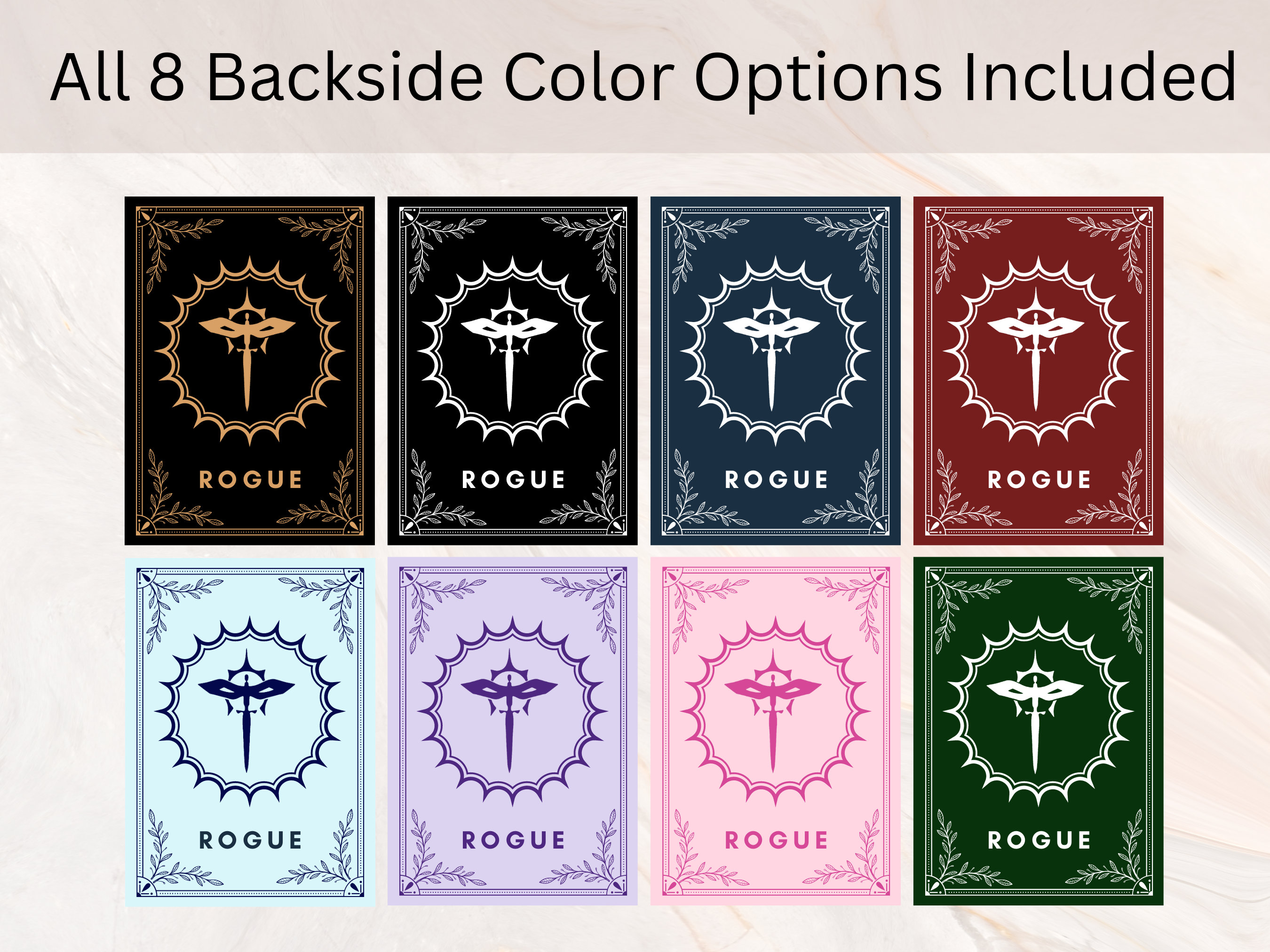 Rogue Dnd Spell Cards Dnd Spellbook Dnd Spellbook Cards - Etsy