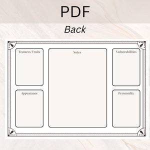 Animal Companion Card | Character Sheet | Animal Character Sheet | Dnd ...