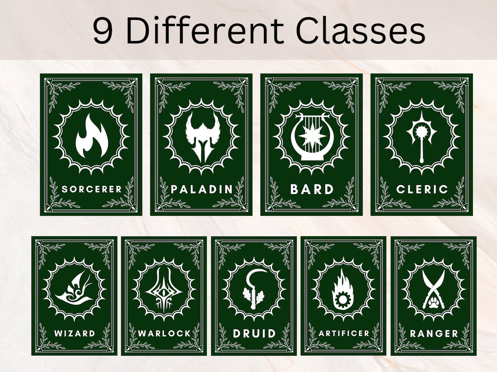 Dnd Spell Cards for Every Class Dnd Spellbook Bundle Dnd Spells Dnd ...