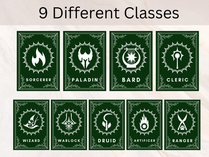 Dnd Spell Cards for Every Class Dnd Spellbook Bundle Dnd - Etsy