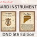 BARD BUNDLE | Dnd Bard Pack | Bard Spell Cards | Bard Instruments ...
