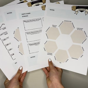 Dnd Worldbuilding Bundle | Dnd DM Helper | Dnd Dungeon Master | Dnd ...