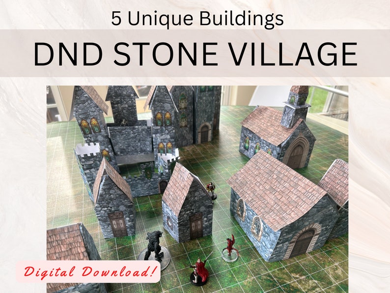 DND Stone Village Dnd Town Dnd Printable Town Dnd House - Etsy UK