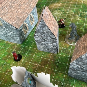 DND Stone Village | Dnd Town | Dnd Printable Town | Dnd House| Dnd Town ...