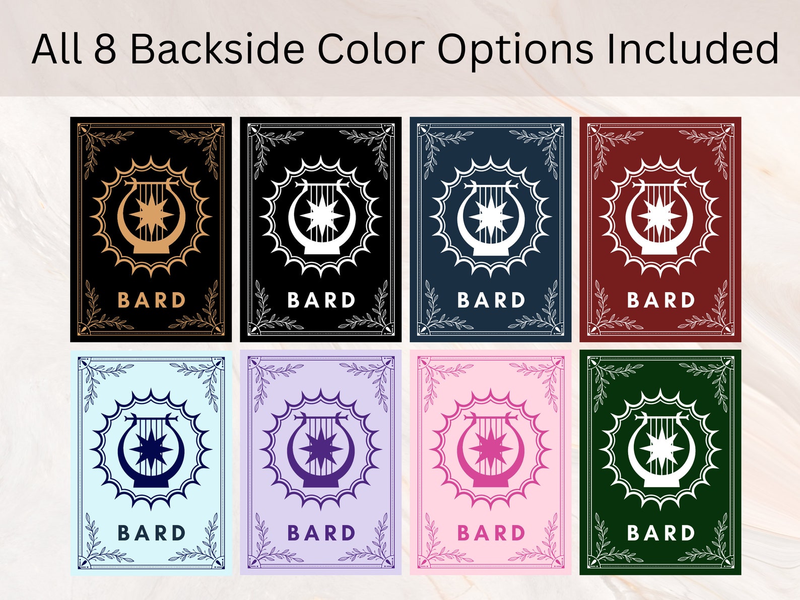 Bard Dnd Spell Cards Dnd Spellbook Dnd Spellbook Cards - Etsy