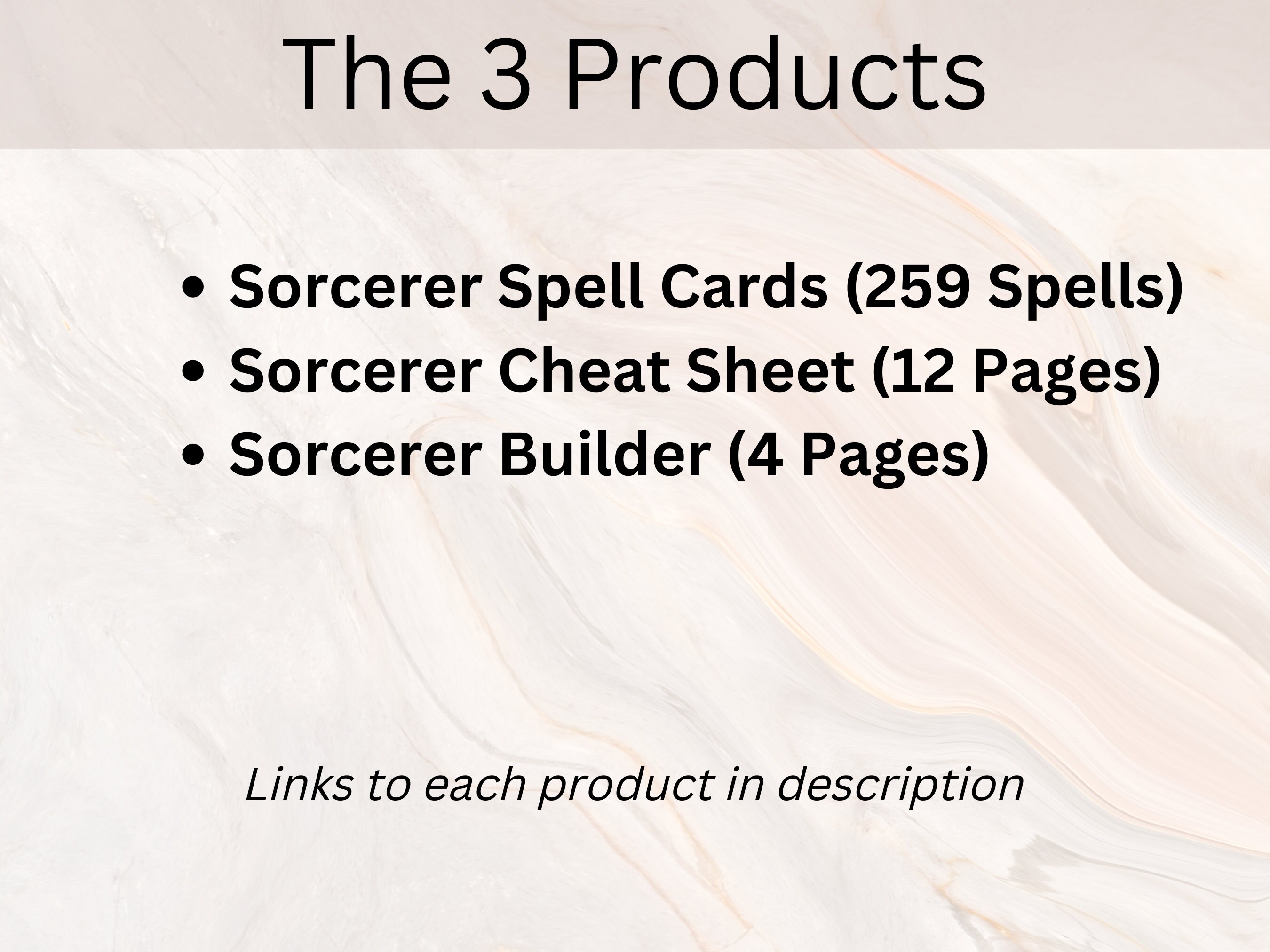 SORCERER BUNDLE Dnd Sorcerer Pack Sorcerer Spell Cards Sorcerer Cheat ...