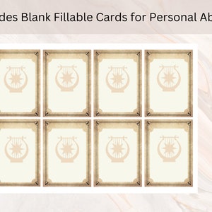 Bard Ability Cards Dnd Ability Cards Dnd Bard Dnd Spellbook Cards Dnd ...