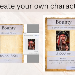 Dnd Bounty Posters | Kingdoms & Cities | Dnd Poster | Dnd Wanted ...