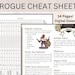 Druid Cheat Sheet | Druid Quick Reference Guide | Dnd Cheat Sheet | 9 ...