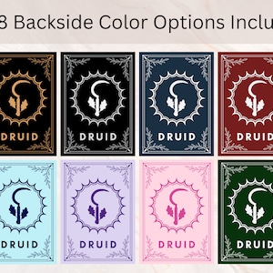 Druid Dnd Spell Cards | Dnd Spellbook | Dnd Spellbook Cards | Dnd ...