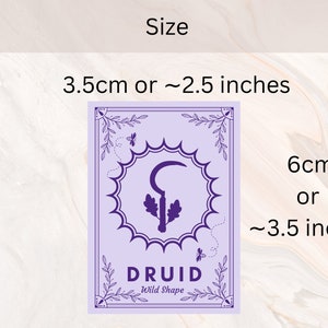 Moon Druid Wild Shapes Cards Dnd 5e | Wild Shape | 93 Beast ...
