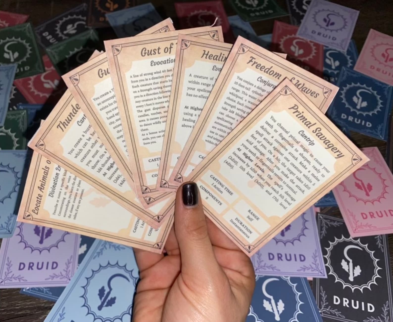Dnd Spell Cards for Every Class Dnd Spellbook Bundle Dnd Spells Dnd ...