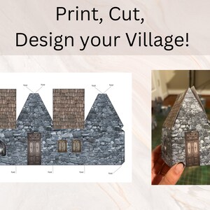 DND Stone Village | Dnd Town | Dnd Printable Town | Dnd House| Dnd Town ...