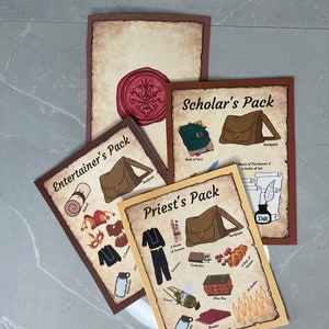 DND EQUIPMENT PACK | Dnd Starter Pack | Campaign Helper | Digital ...