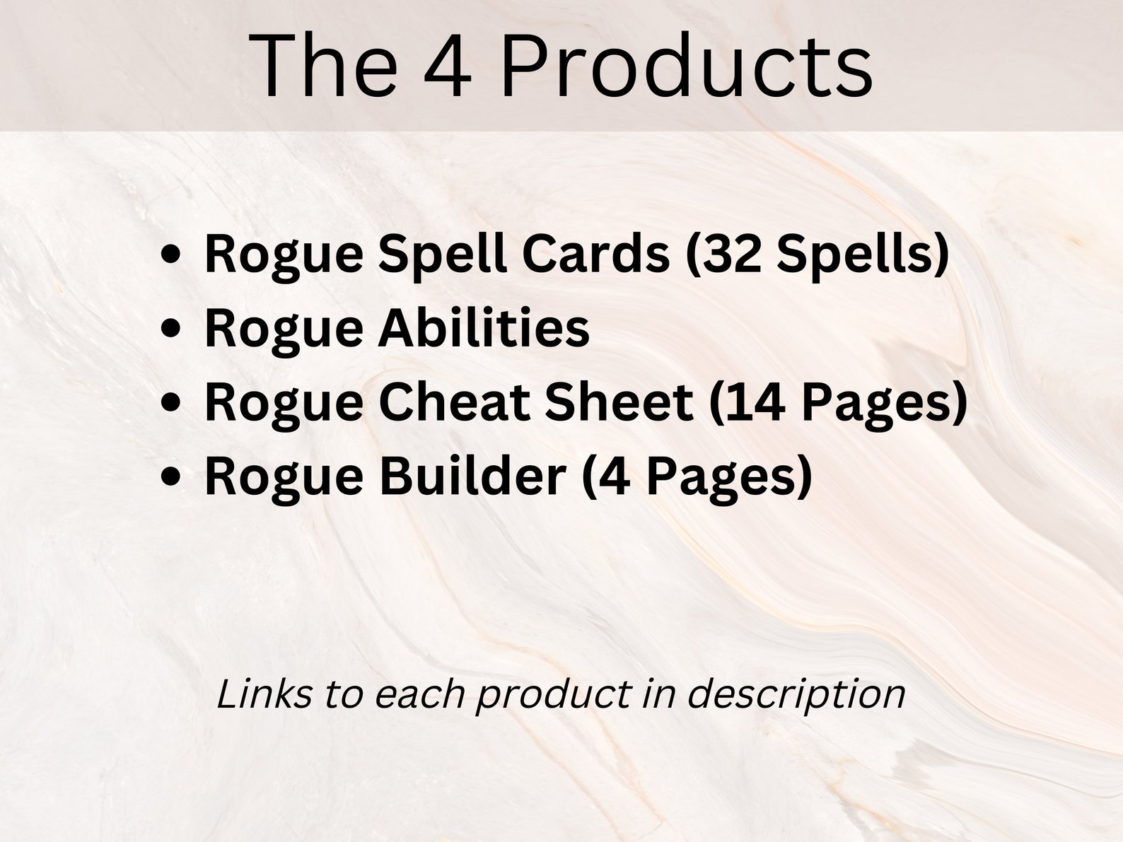 ROGUE BUNDLE | Dnd Rogue Pack | Rogue Spell Cards | Rogue Builder ...