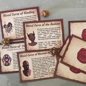 BLOOD HUNTER BUNDLE | Dnd Bloodhunter Pack | Blood Hunter Spells ...