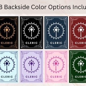 Cleric Dnd Spell Cards | Dnd Spellbook | Dnd Spellbook Cards | Cleric ...