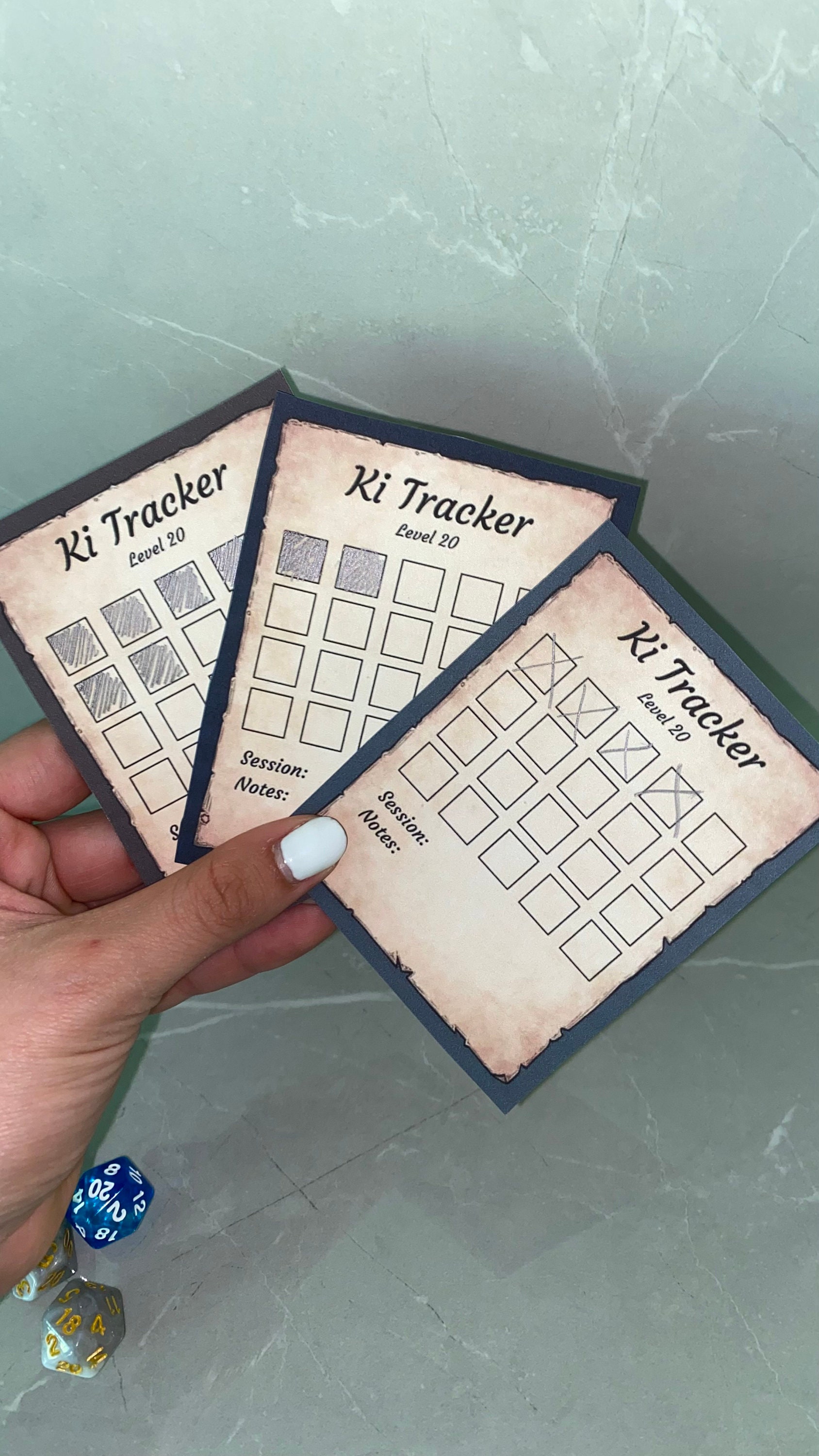 Monk Ki Tracker Ki Points Ki Ability Monk Monk Dnd Dnd - Etsy