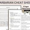 Sorcerer Cheat Sheet Sorcerer Quick Reference Guide Dnd Cheat Sheet ...