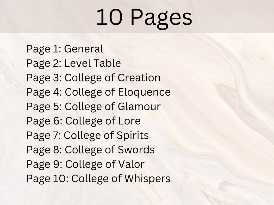 Bard Cheat Sheet Bard Quick Reference Guide Dnd Cheat - Etsy Australia