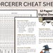 Druid Cheat Sheet Druid Quick Reference Guide Dnd Cheat Sheet 9 Page ...