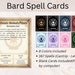 BARD BUNDLE | Dnd Bard Pack | Bard Spell Cards | Bard Instruments ...