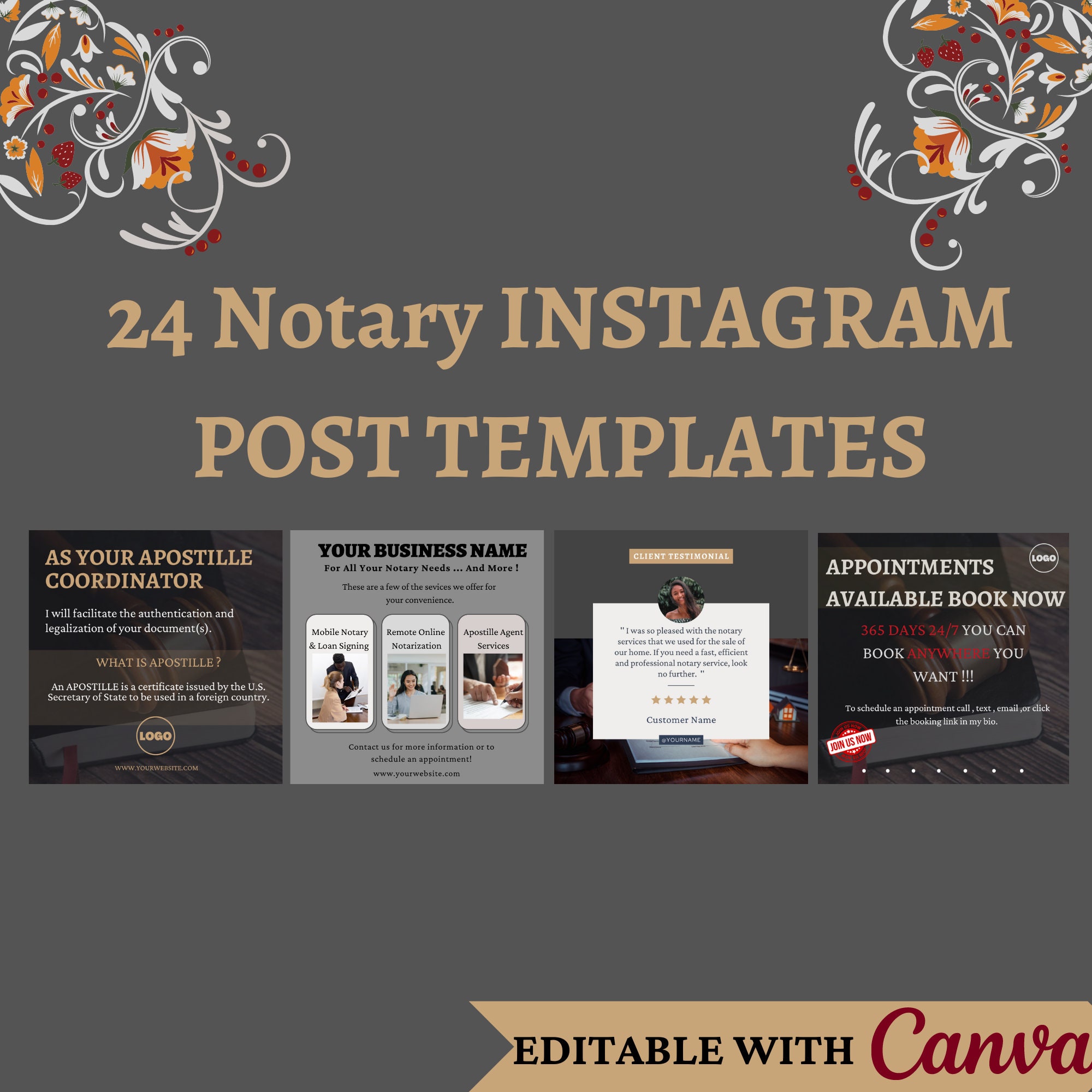 Loan Signing Agent Social Media, 24 Notary Public INSTAGRAM Posts ...