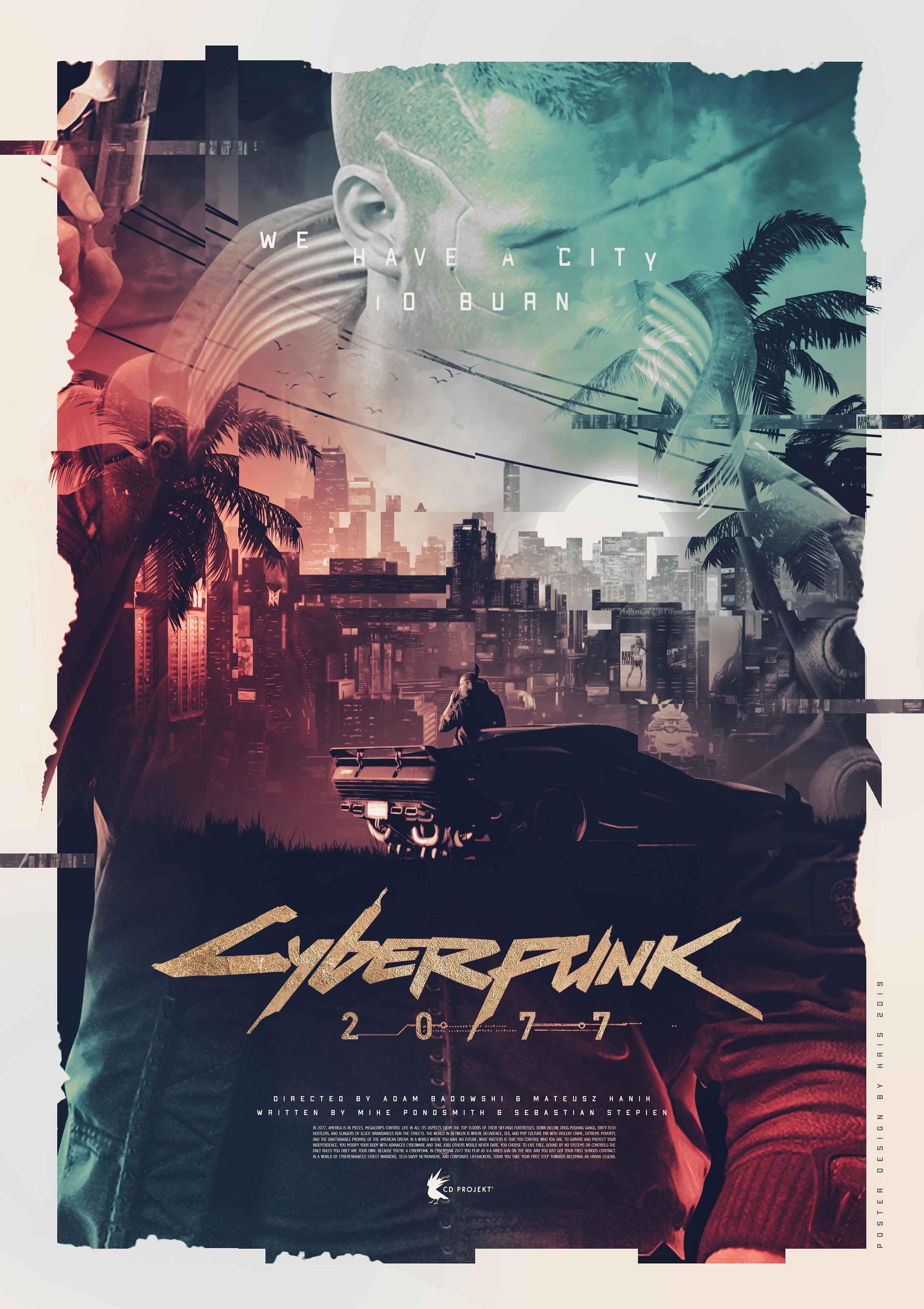 Póster Cyberpunk Edgerunner Retro, Cyberpunk Ciudad Nocturna, Cyberpunk ...