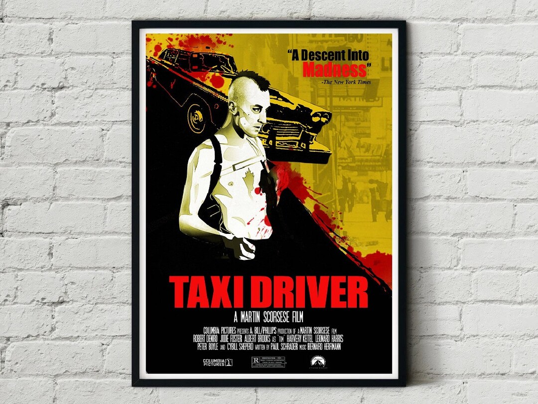 Taxi Driver Artwork Alternative Design Movie Film Poster Print - Etsy