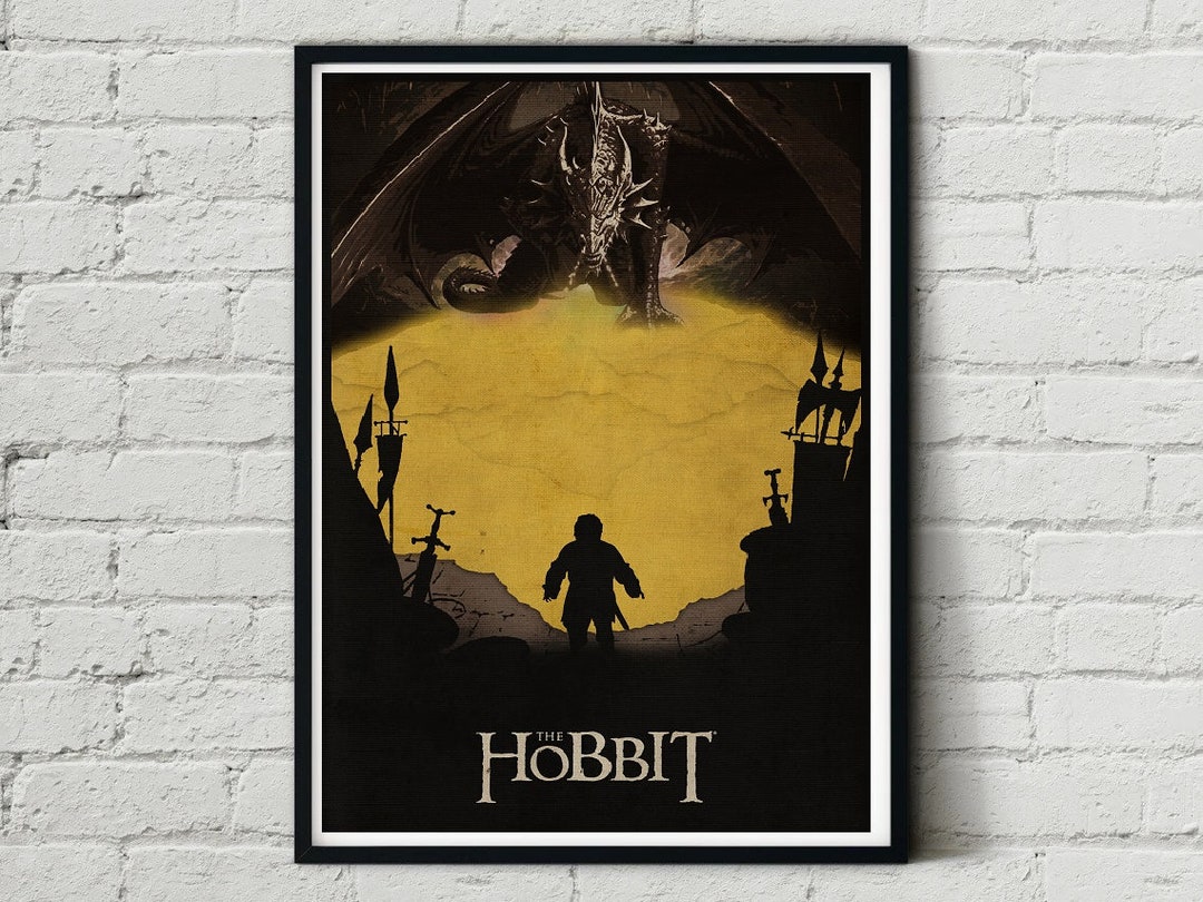 The Hobbit Trilogy Poster Artwork Alternative Design Movie - Etsy