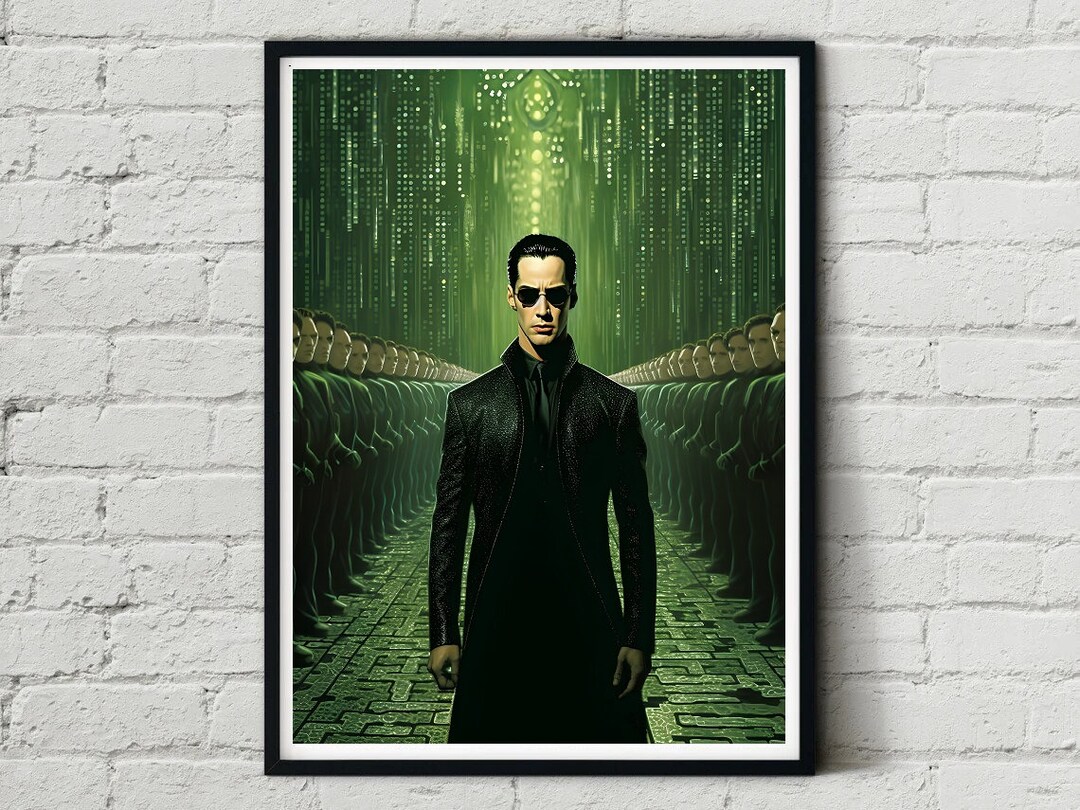 The Matrix Neo Poster Artwork Alternative Design Movie Film - Etsy