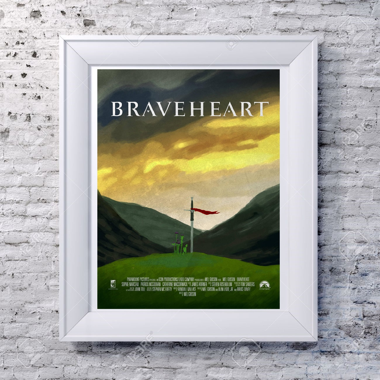 Braveheart Minimalist Poster