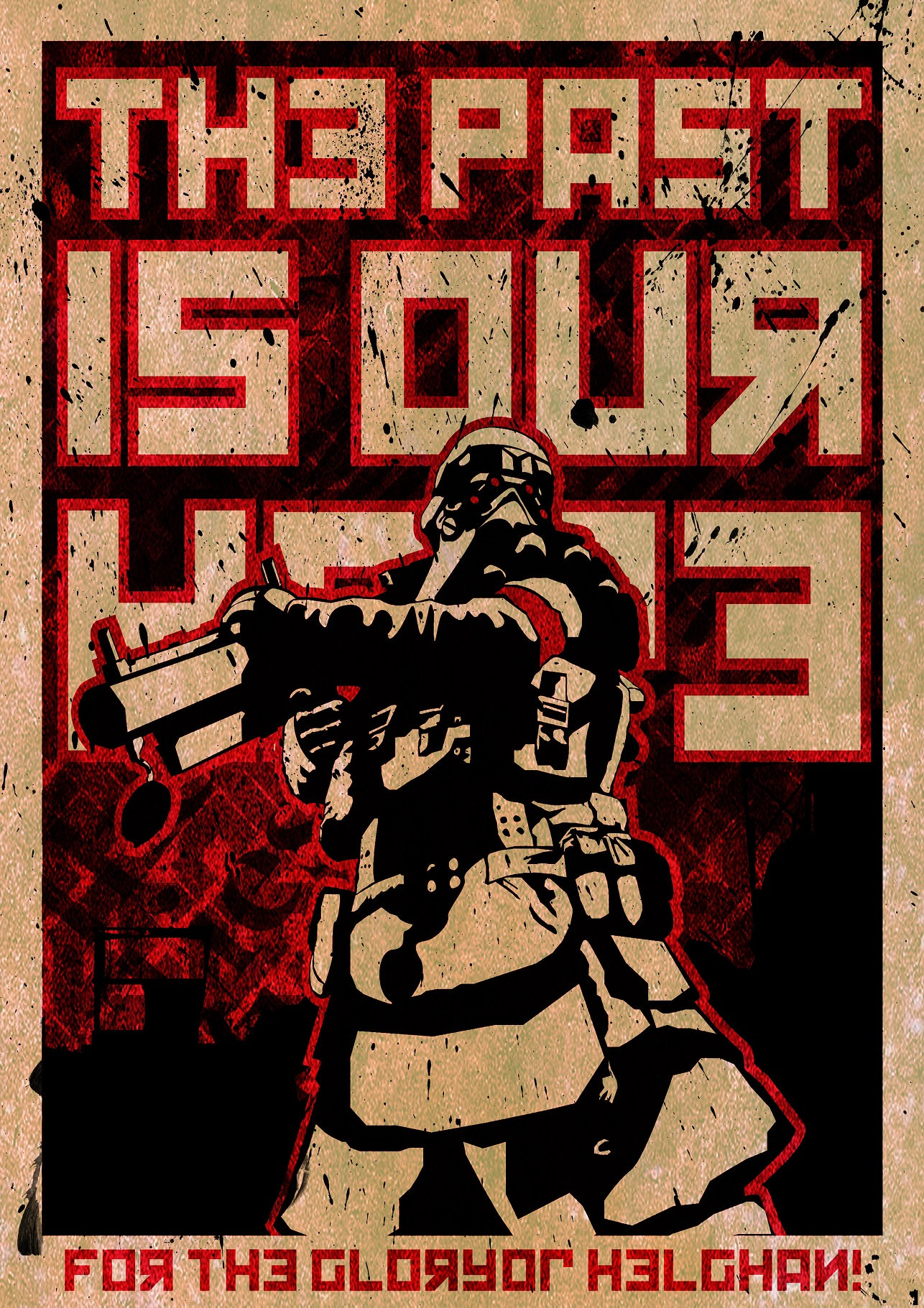 Helghast Propaganda Wallpaper