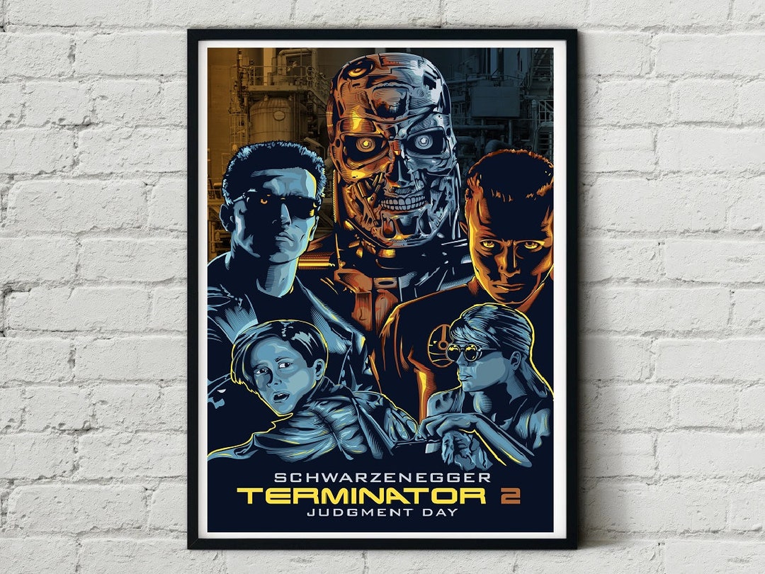 Terminator 2 Judgment Day Poster Artwork Alternative Design - Etsy