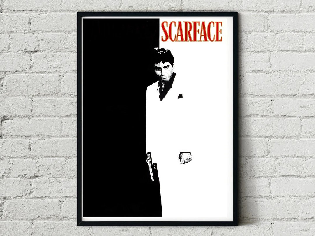 Scarface Toni Montana Poster Artwork Alternative Design Movie Film ...