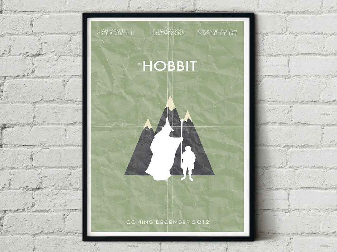 The Hobbit Trilogy Poster Artwork Alternative Design Movie - Etsy