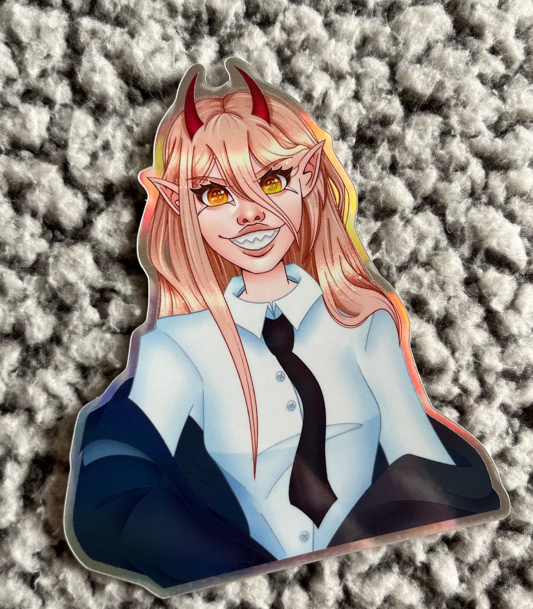 Holographic Power CSM Sticker 10 CM - Etsy