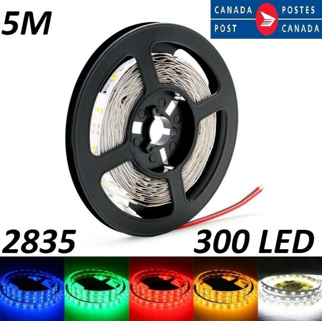 5M 2835 Led Strip 300 SMD Single Color / RGB Non-waterproof Flexible ...