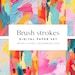 Digital Paper Set- Brush Strokes - Seamless Backgrounds - 20 Images in ...