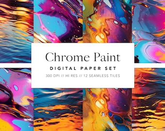 Digital Paper Set- Brush Strokes - Seamless Backgrounds - 20 Images in ...