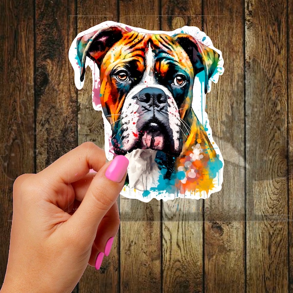 Boxer Sticker - Etsy