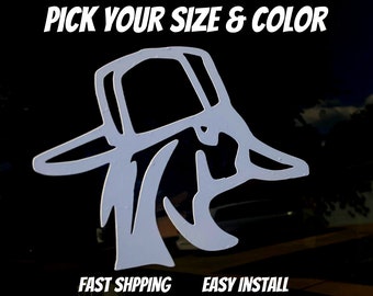 Duck With Backwards Hat Decal - Etsy