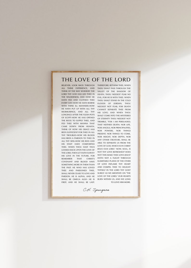 Charles Spurgeon Wall Art, Christian Printable Wall Art, Christian Home ...