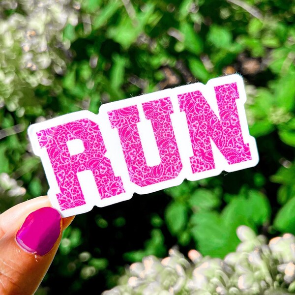 Running Decal - Etsy